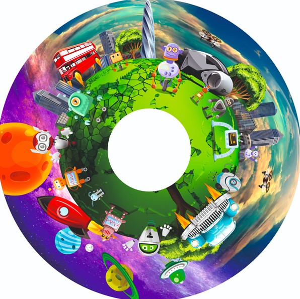 Effects Wheel Robots 6" magnetic | Technical Solutions Australia